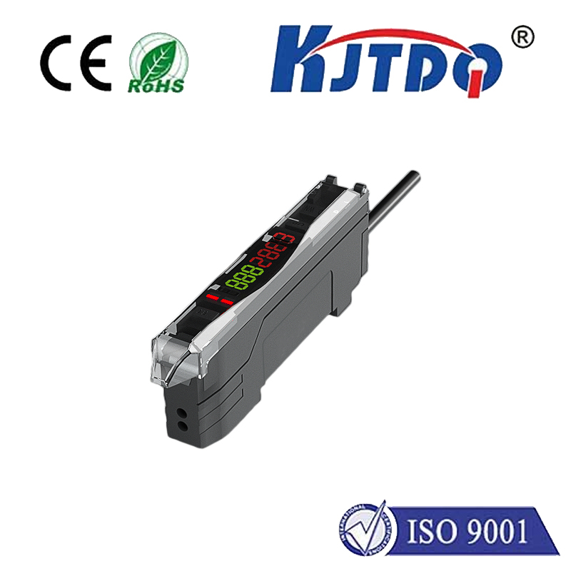 KJT-FDQ-V21 NPN PNP Photoelectric Sensors Fiber Optic Amplifier from China manufacturer - KJTsensor