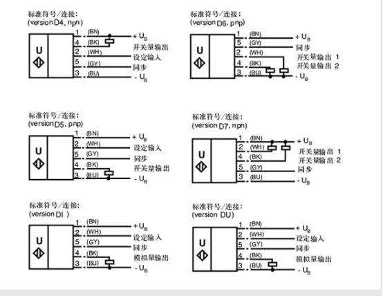 M30 Ultrasonic Proximity Sensor UB2000-30GM-E5-V15 UC2000-30GM-2EP-IO ...