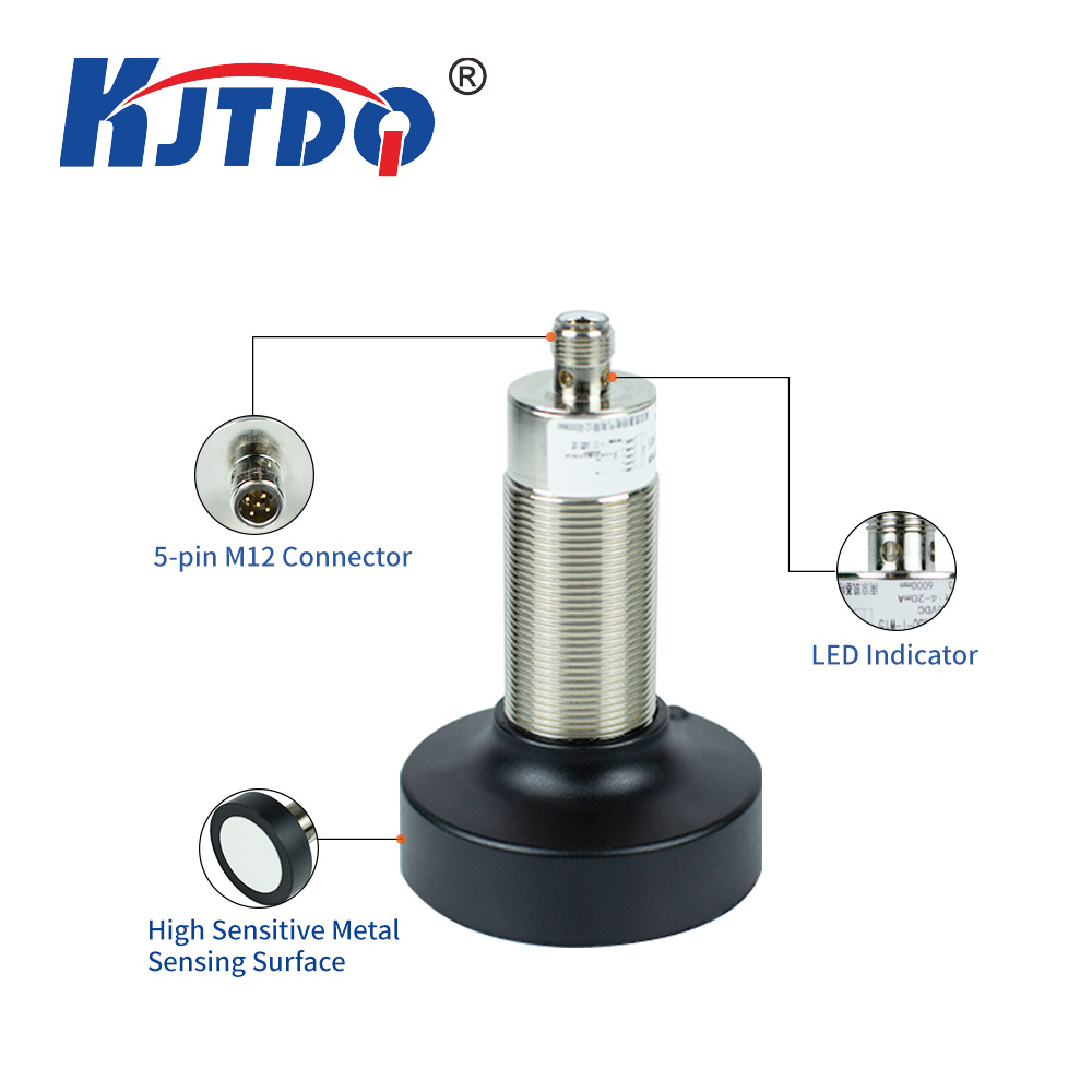 KJT UB4000 Analog Output Long Range Ultrasonic Proximity Sensor Switch ...